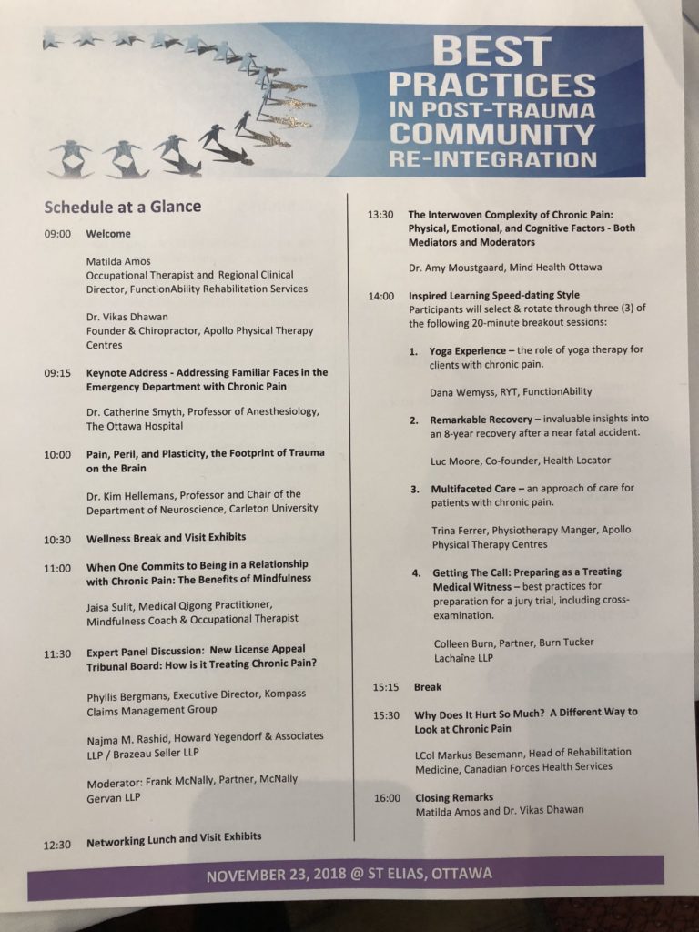 FunctionAbility Ottawa Hosts Best Practices in Post Trauma Community Re ...